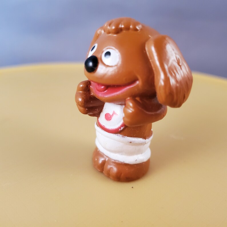 Rowlf Pvc Figure Mini Fig Muppet Babies Bib Musical Note 2 Inch - Etsy