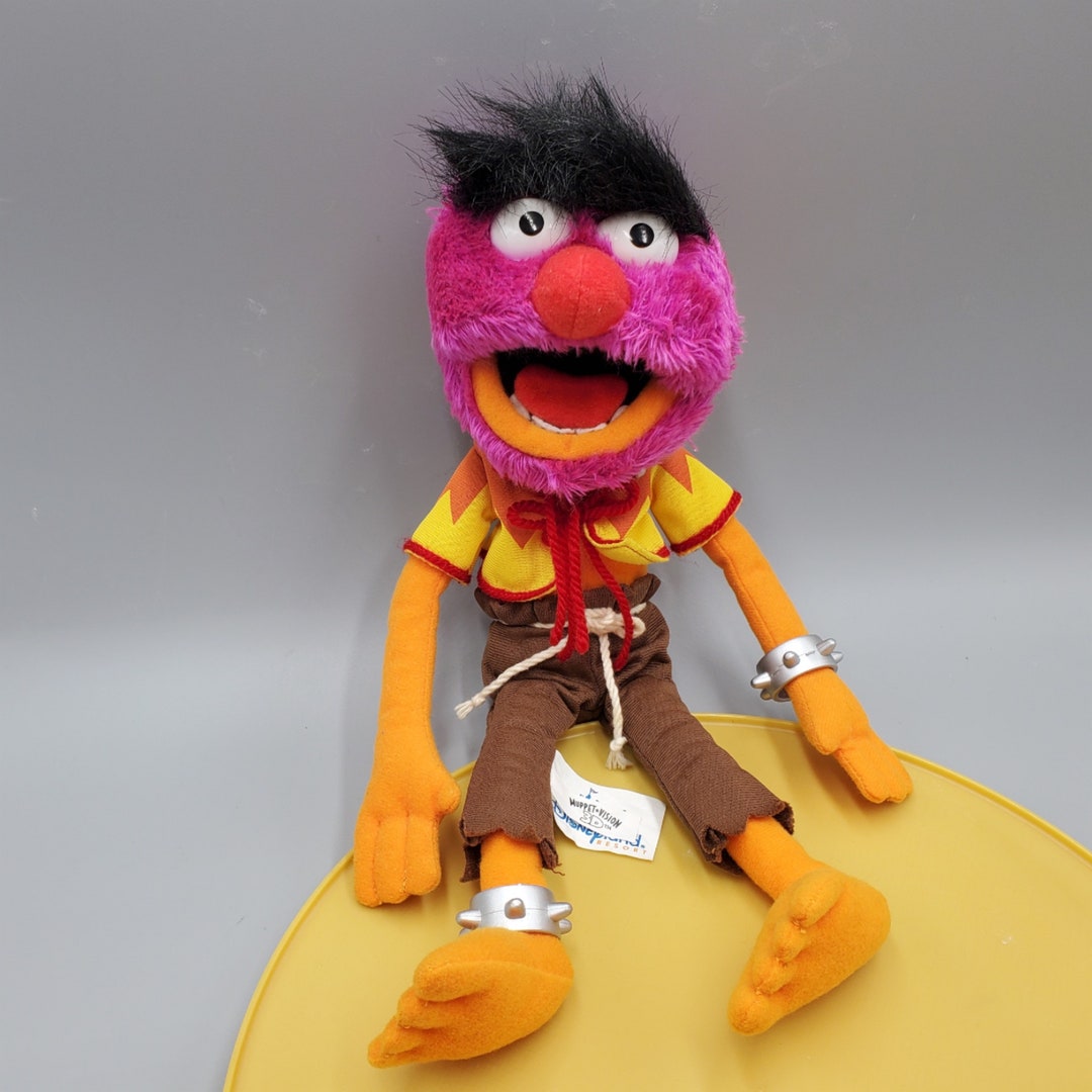 Muppets Animal Stuffed Animal Plush Beanbag Muppet Vision 3D 12 Inch ...