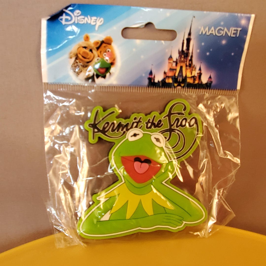 Kermit the Frog Signature Face Fridge Magnet Muppets Disney 2.5 Inch - Etsy