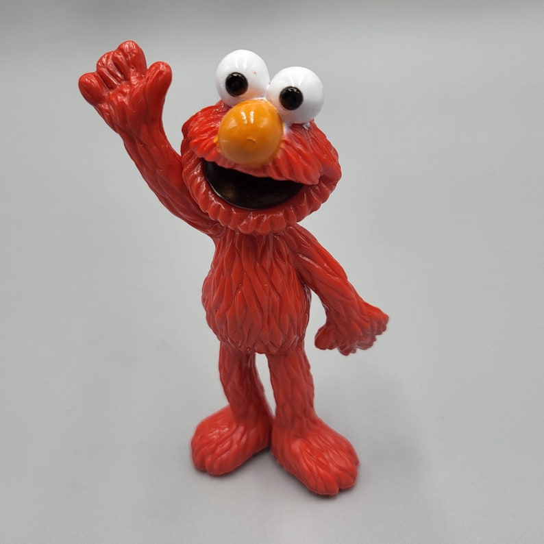 Elmo Pvc Figure Readers Digest Young Family Sesame Street 3 Inch - Etsy