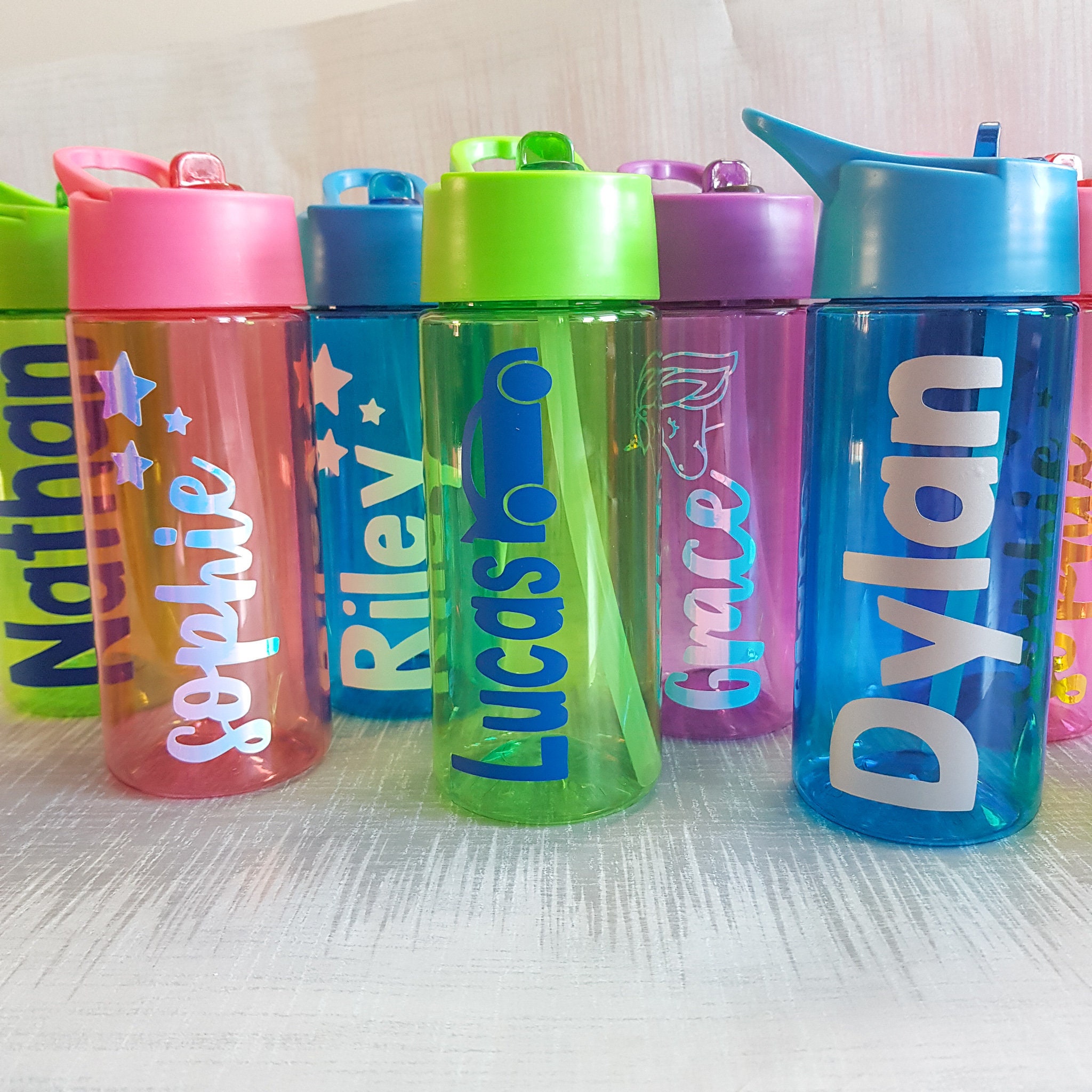 Personalised Kids Water Bottle | Etsy