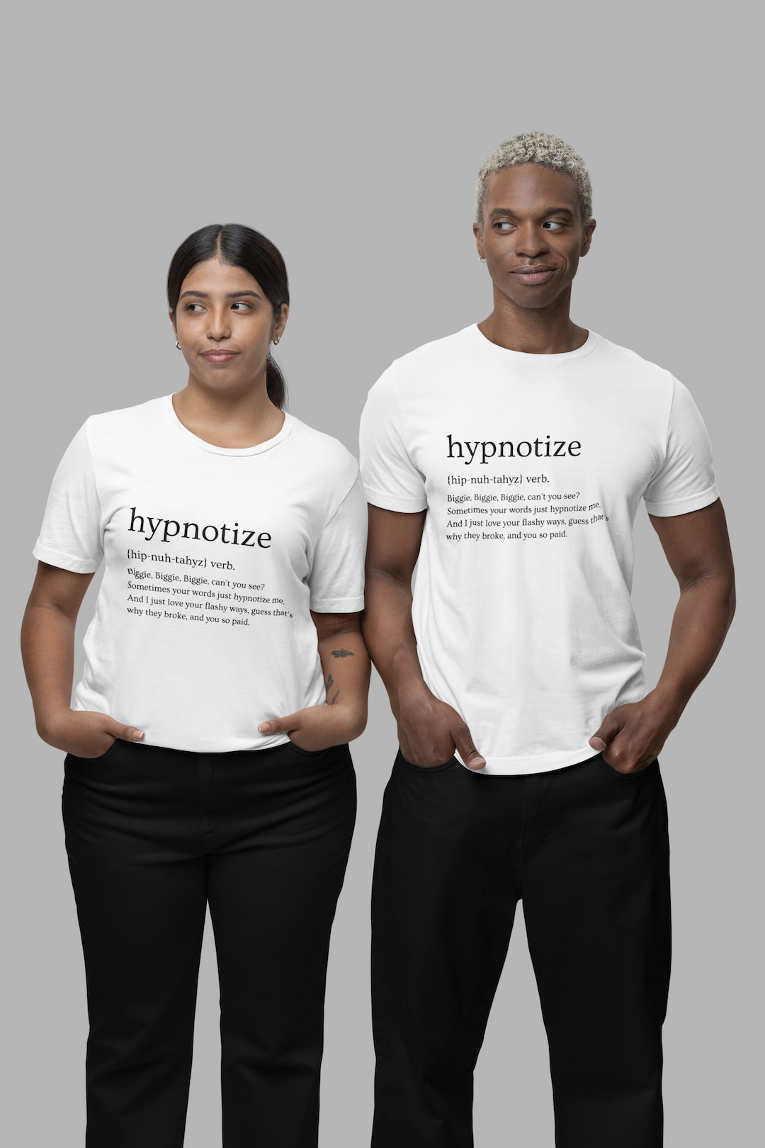 Hypnotize Lyric Definition T Shirt 90s Hip Hop Lyric Old School Hip Hop ...