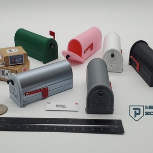 1:6 Scale Mailbox 2 Sizes Small Container 3D Printed Miniature ...