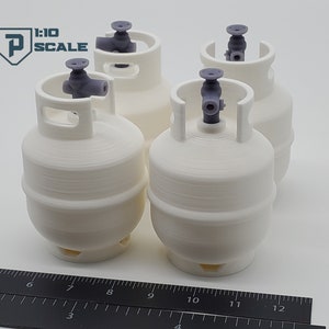 1:10 Scale Propane Tank 3D Printed Miniature RC Model Garage Diorama ...