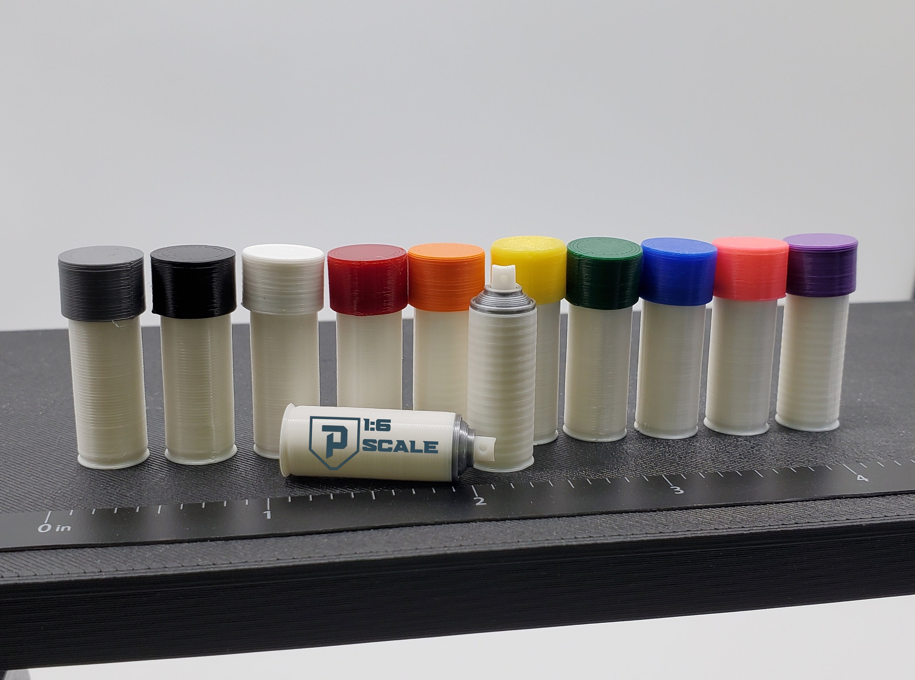 1:6 Scale Spray Paint Cans 3D Printed Miniature Prop Action - Etsy