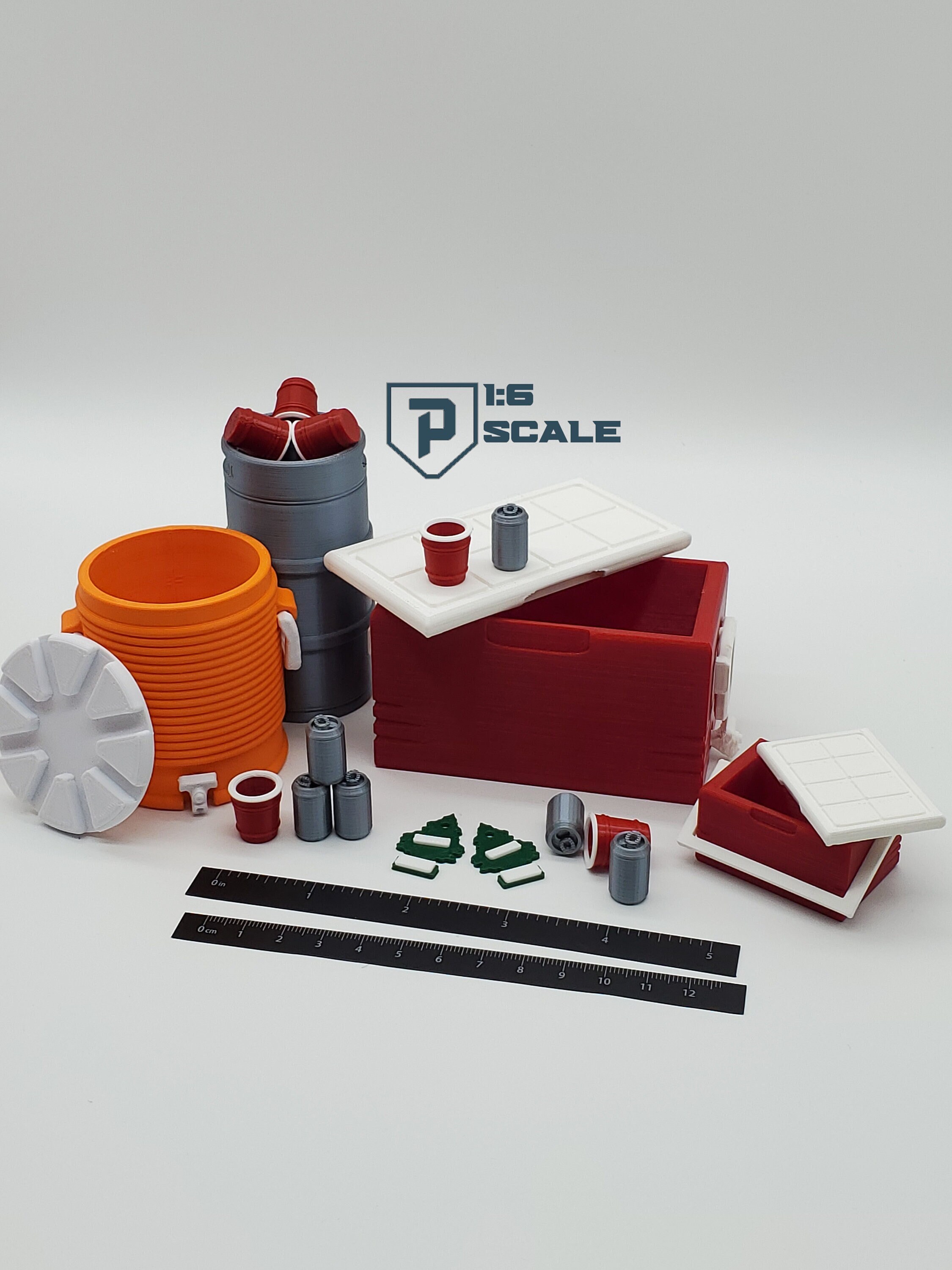 1:6 Scale Party Pack 3D Printed Miniature Prop Pack Action - Etsy