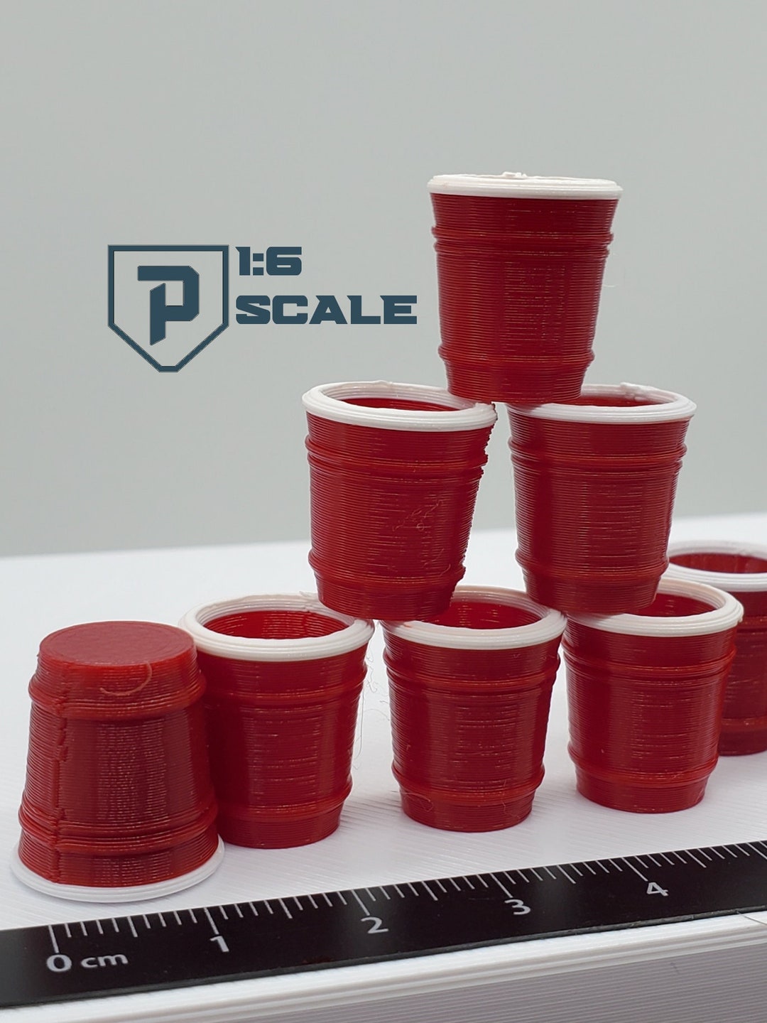 1:6 Scale Party Cups 3D Printed Miniature Prop Action Figure Doll ...