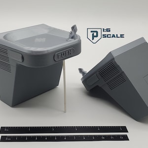 1:6 Scale Drinking Fountain Wall Mounted Style 3D Printed Miniature ...