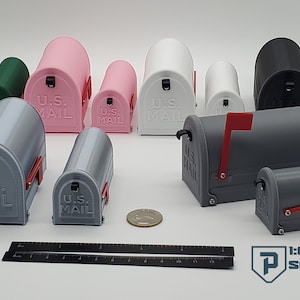 1:6 Scale Mailbox 2 Sizes Small Container 3D Printed Miniature ...