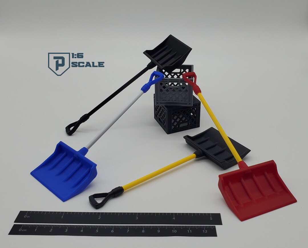 1:10 Scale Snow Shovel 3D Printed Miniature Prop Action Figure Doll ...