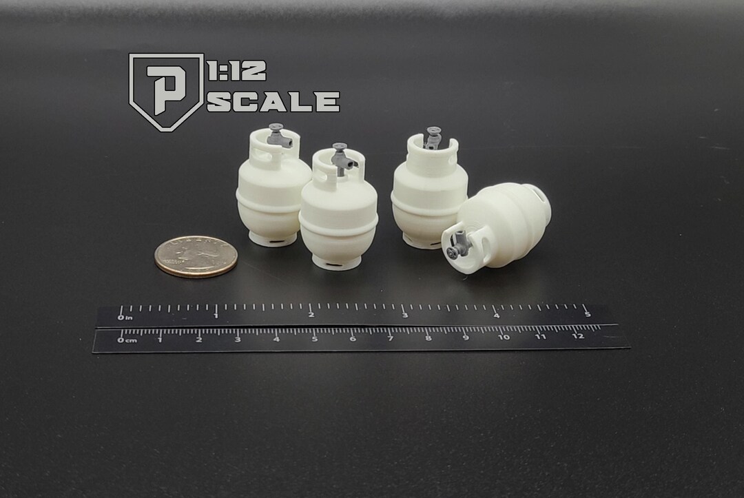 1:12 Scale Propane Tank 3D Printed Miniature Model Garage Diorama ...