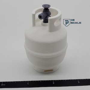 1:6 Scale Propane Tank 3D Printed Miniature Model Garage Diorama Action ...