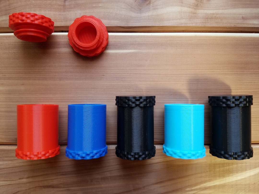 2 Pack of Small Threaded Containers Jewelry Ring Earring - Etsy