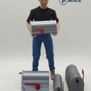 1:6 Scale Mailbox 2 Sizes Small Container 3D Printed Miniature ...