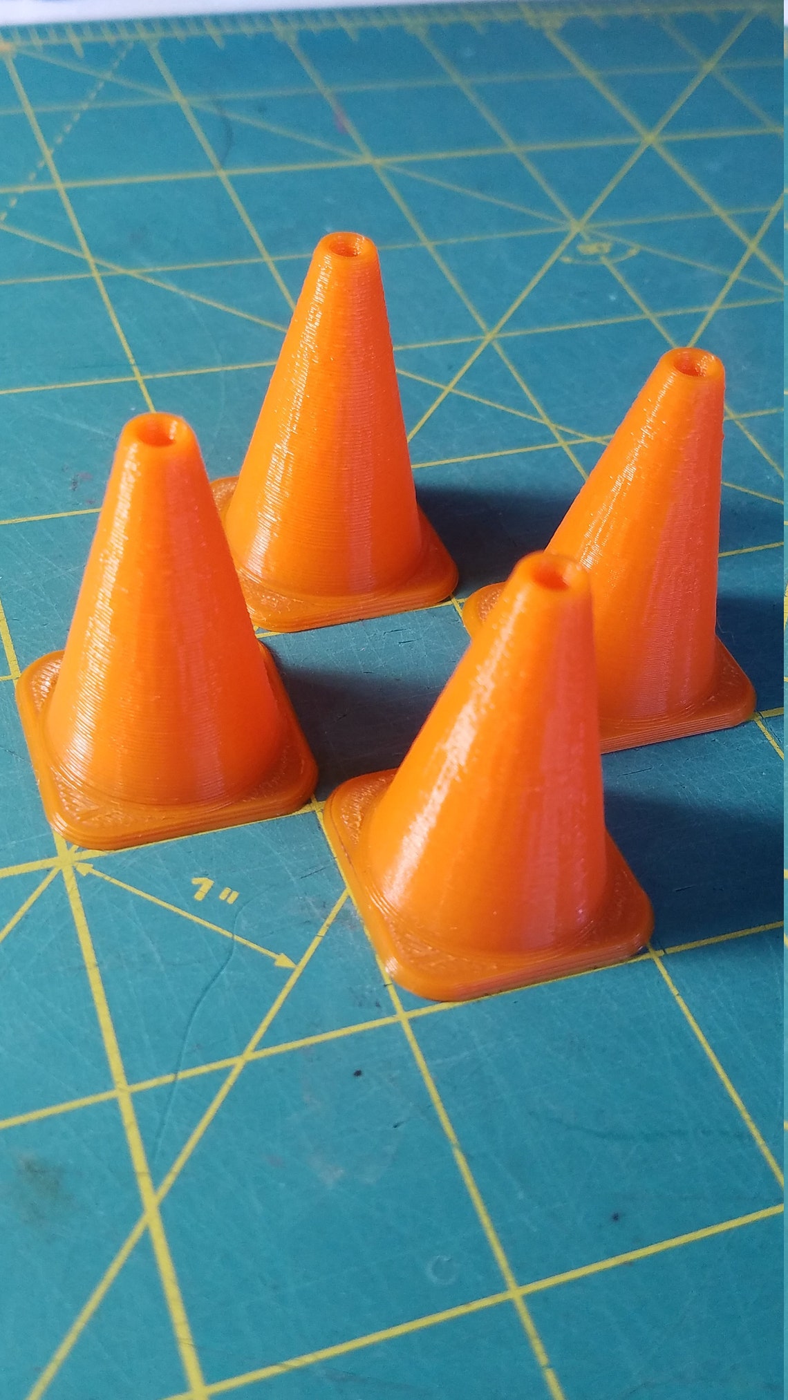 1:12 Scale Traffic Cones 4 Pack Multiple Color Options 3D - Etsy