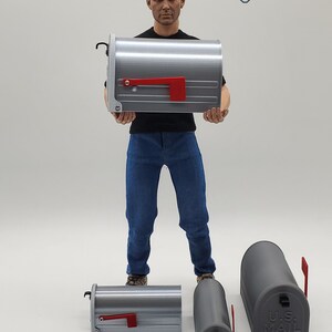 1:6 Scale Mailbox 2 Sizes Small Container 3D Printed Miniature ...