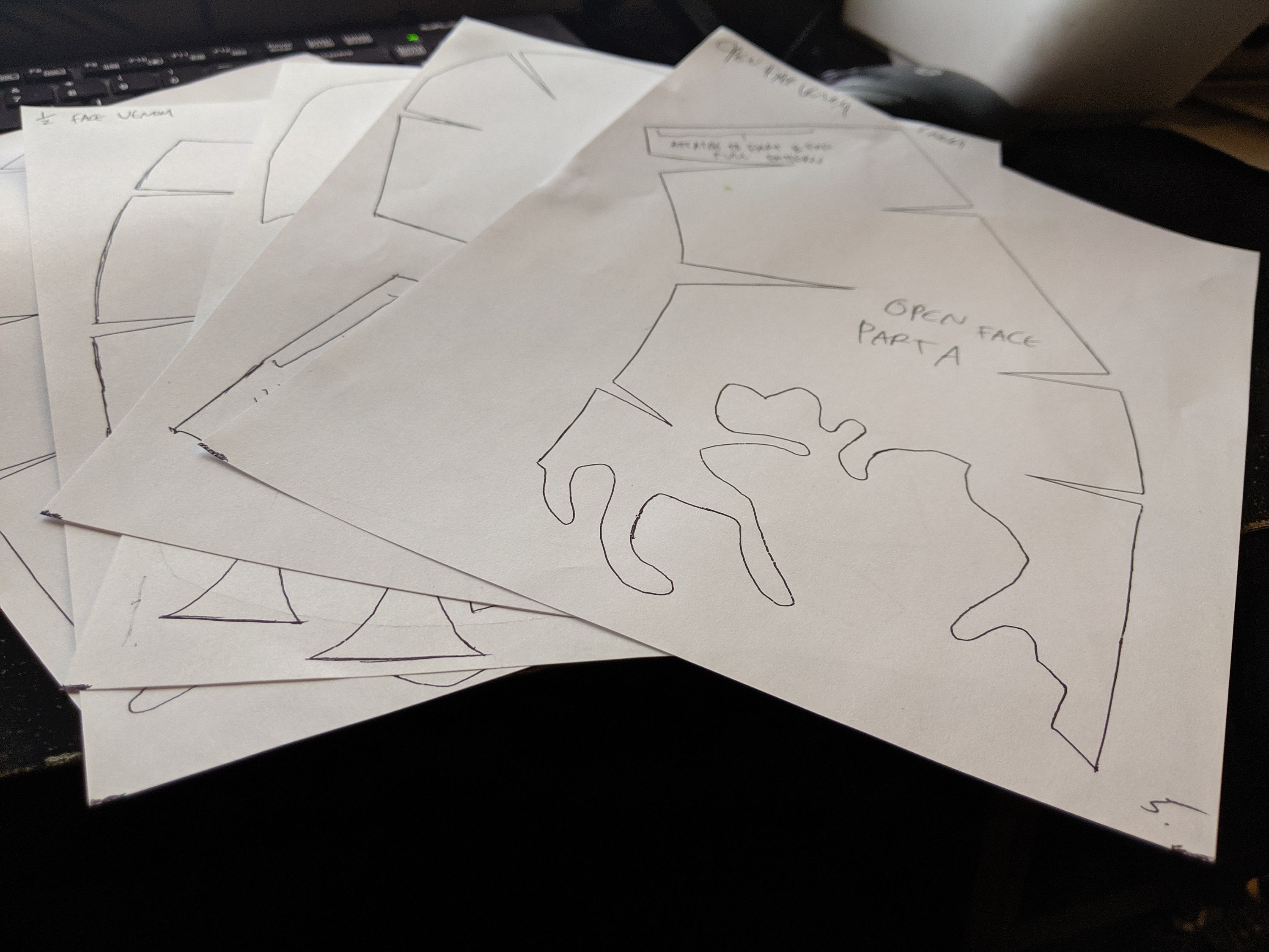 Digital JPEG Open Faced Venom Patterns - Etsy