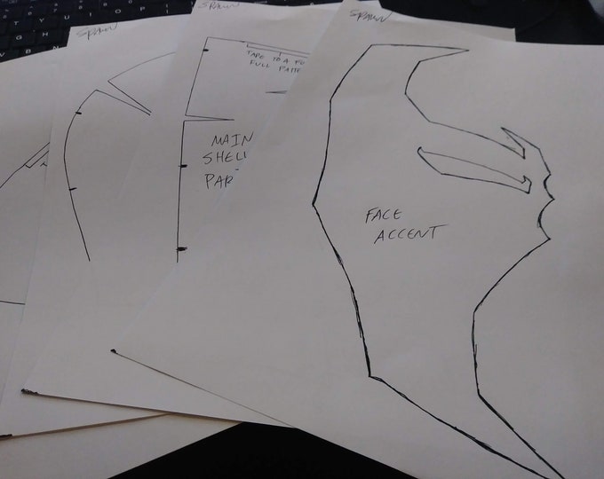 Spawn Foam Helmet TEMPLATES - Etsy Canada