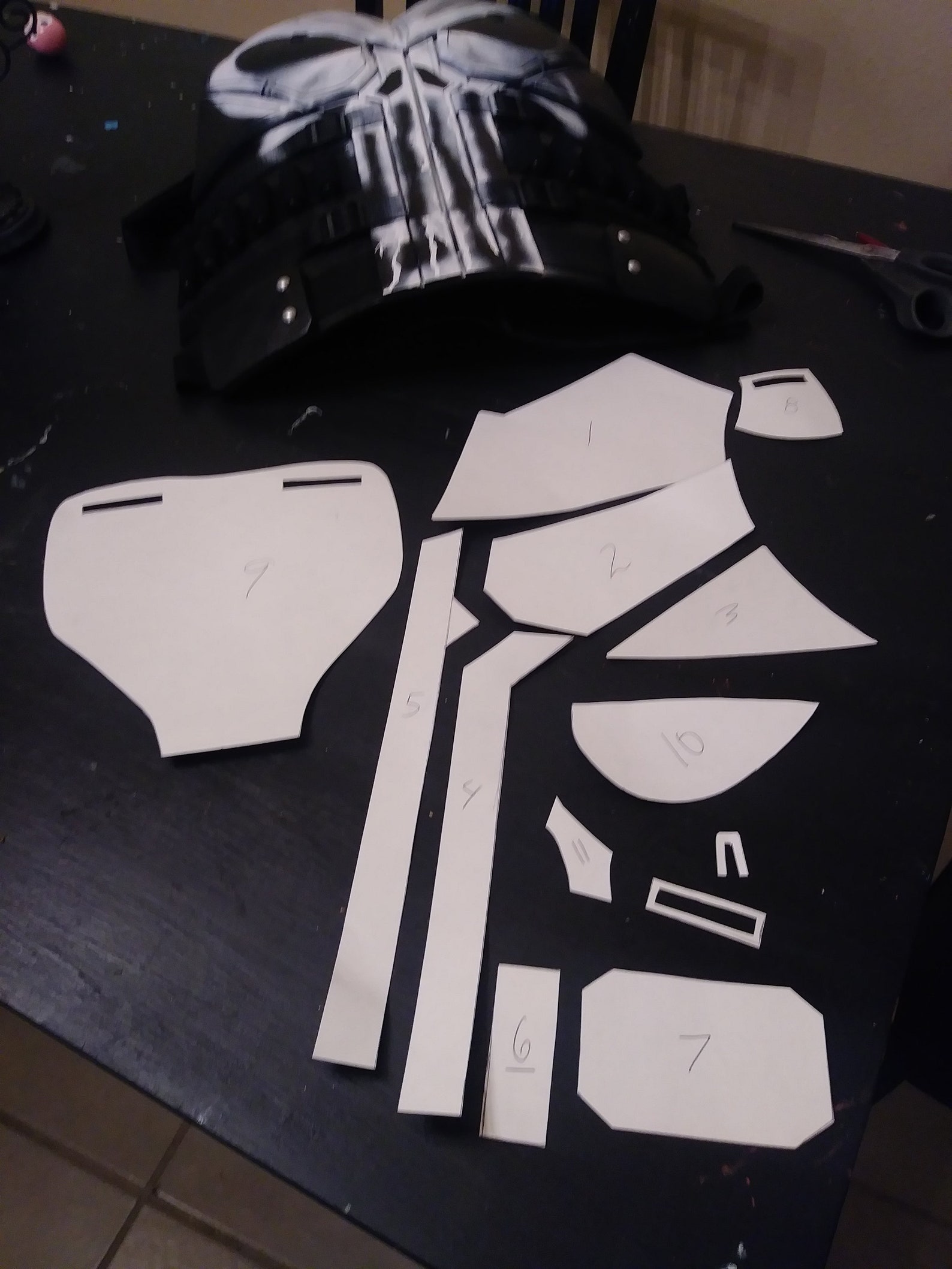 Punisher Vest Jpeg Patterns - Etsy