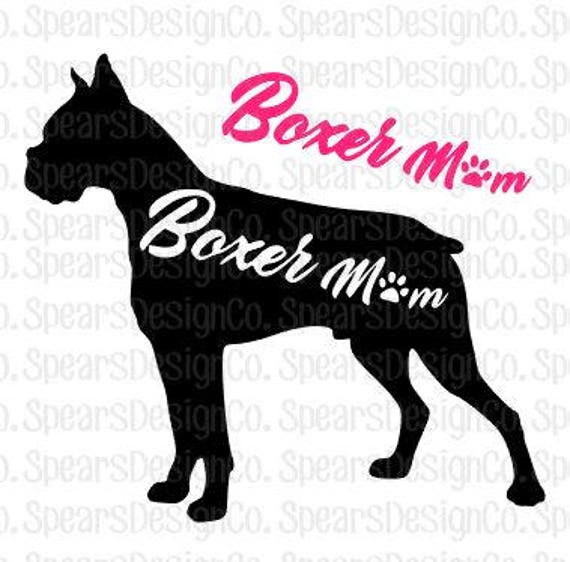 Boxer Mom-svg-instant Download-digital Cut File | Etsy