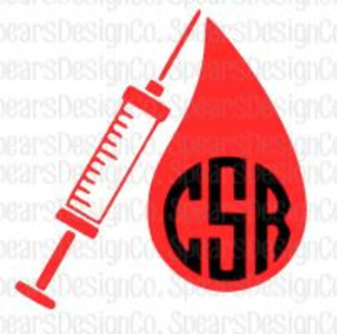 Phlebotomy Blood Drop-svg-instant Download-digital Cut File - Etsy