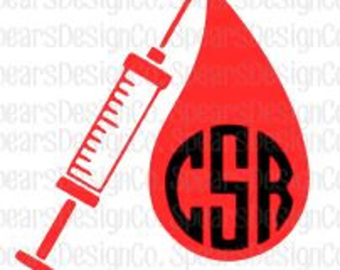 Phlebotomy Blood Drop-svg-instant Download-digital Cut File - Etsy