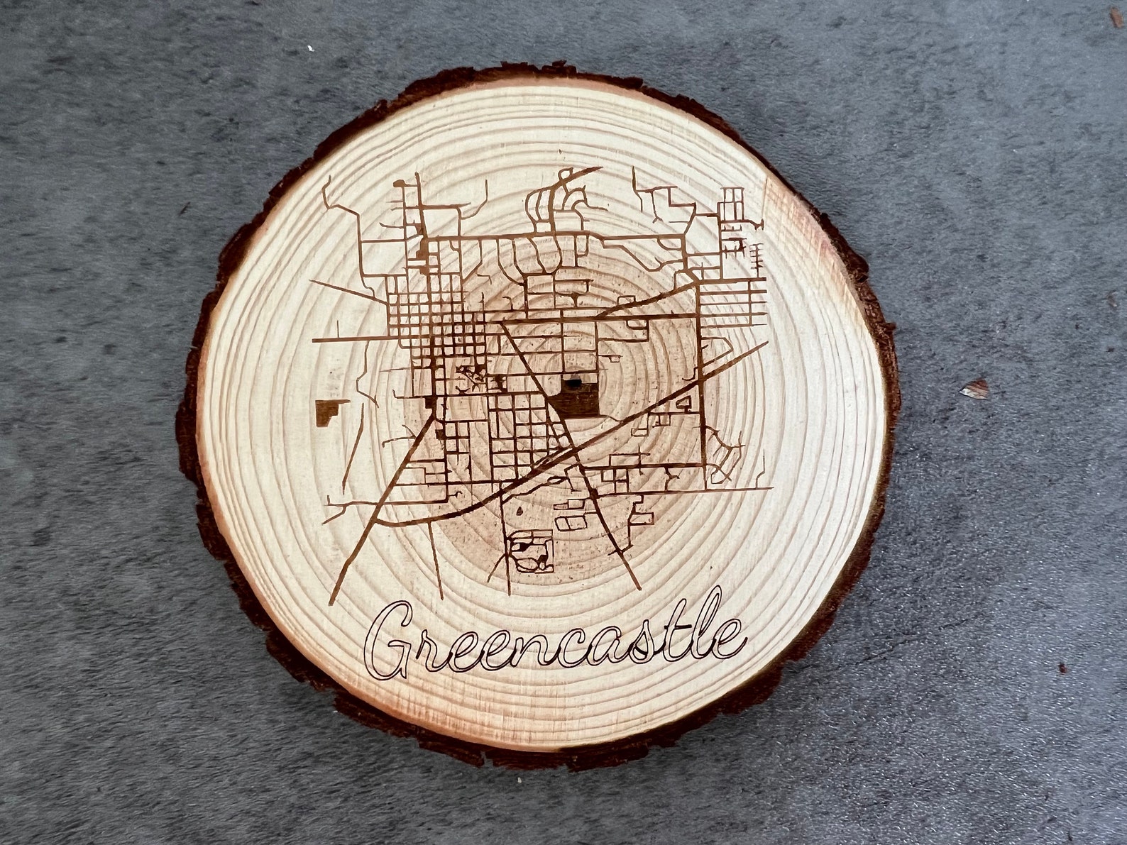 Custom Map Coasters Set of 4 - Etsy