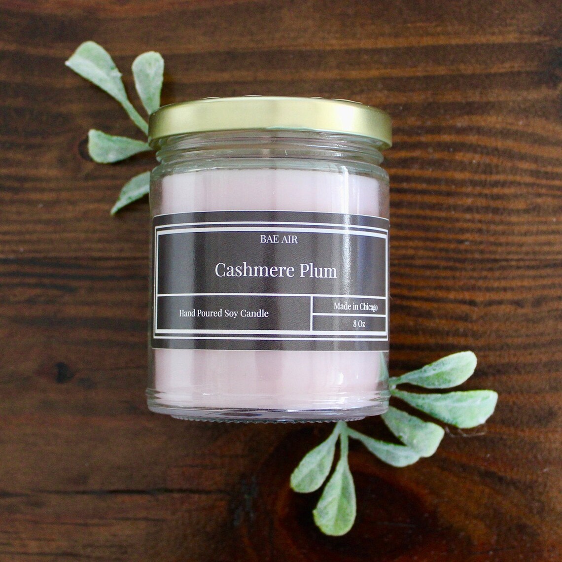 Cashmere Plum Candle Soy Wax Blend - Etsy