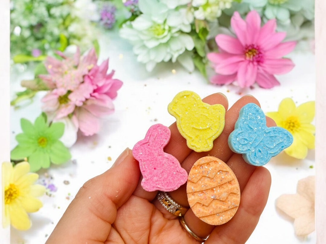20 Happy Easter, Spring, Mini Bath Bomb, Party Favours - Etsy