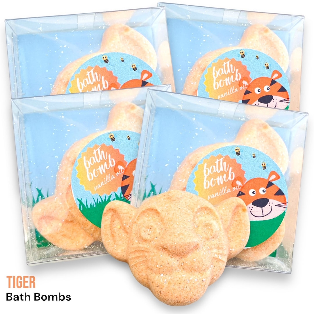 Jungle Animal Tiger Bath Bomb, Party Favours - Etsy