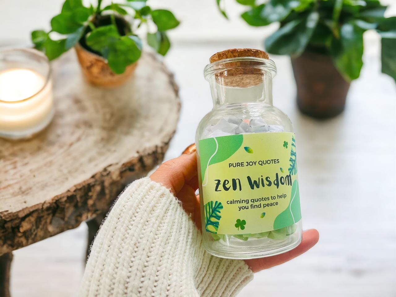 Zen Wisdom Origami Star Quotes in Jar - Etsy