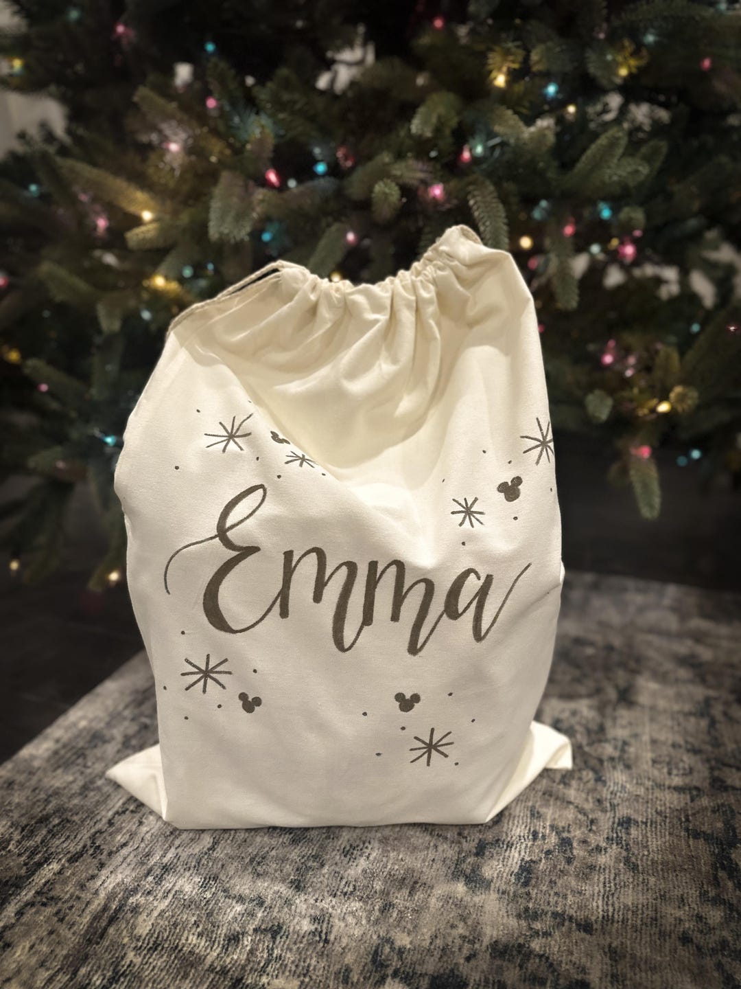 Personalized Christmas Santa Sack, Custom Name Santa Sack, Christmas ...