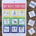 Daily Visual Schedule Cards PRINTABLE Visual Aids for | Etsy