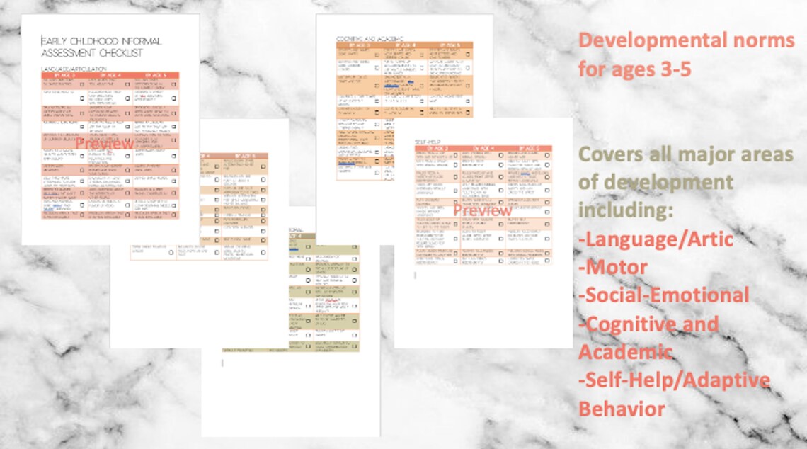 Developmental Milestones Checklist for MTSS, RTI, Special Education ...