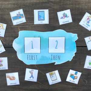 First-then Board With Pictures of Rewards Included [PRINTABLE] Working ...