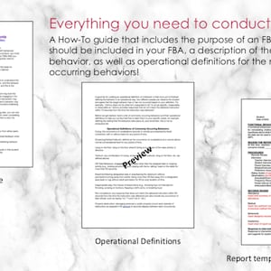 Functional Behavior Assessment [FBA] for Special Education Teachers and ...