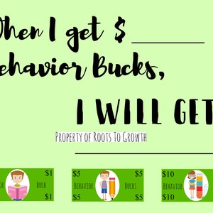 Behavior Bucks Classroom Management Game (token Economy System for ...