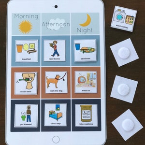 Visual Schedule Printable BUNDLE With PECS Divided by Time of Day ...