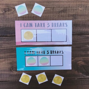 Break Cards [PRINTABLE] for Children With Autism, ADHD and Behavioral ...