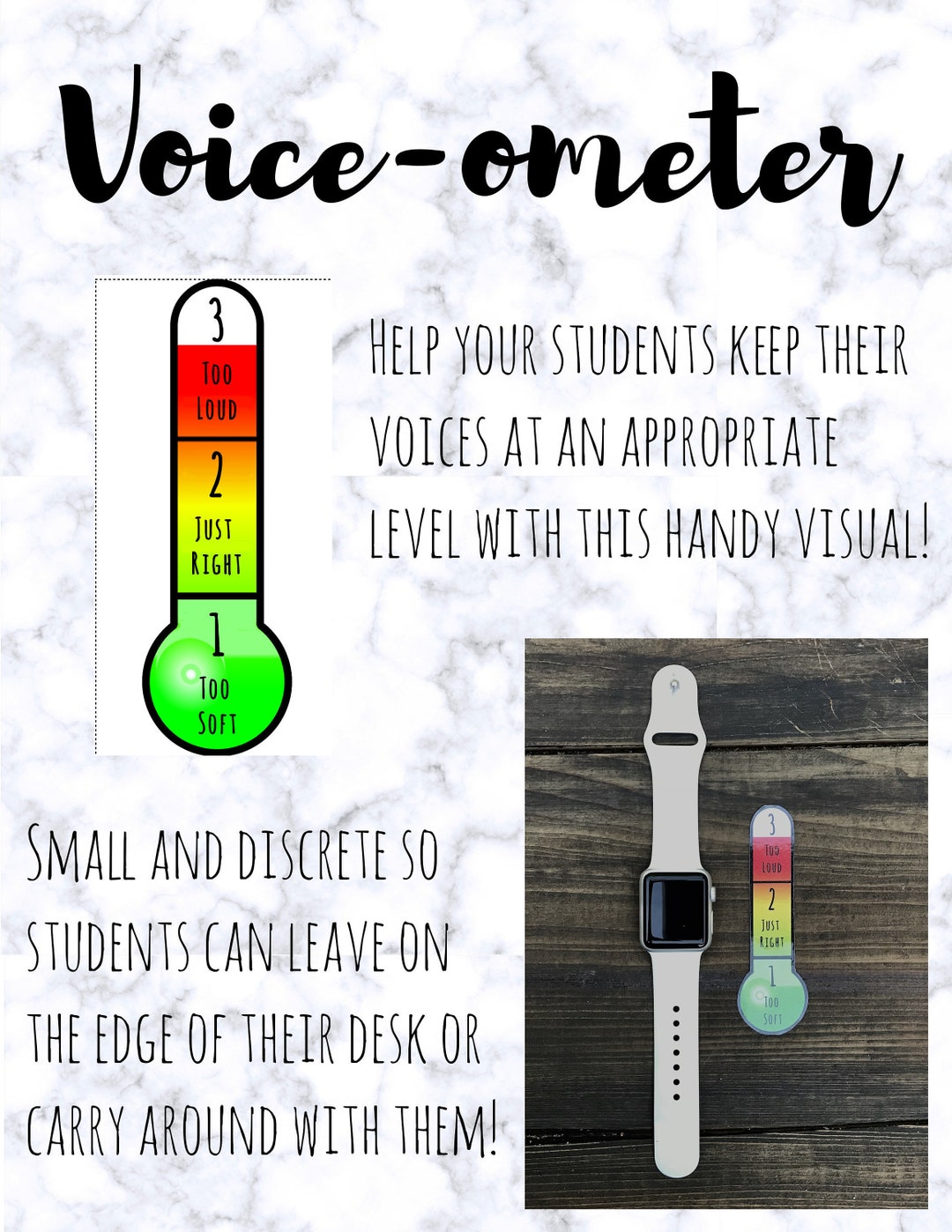 Classroom Management: Voice-ometer Voice Control Visual [PRINTABLE] - Etsy
