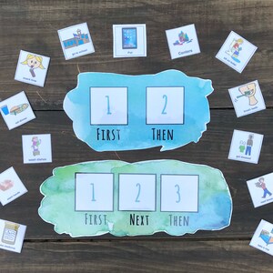 First-then Board With Pictures of Rewards Included [PRINTABLE] Working ...