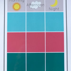 Visual Schedule Printable BUNDLE With PECS Divided by Time of Day ...