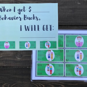 Behavior Bucks Classroom Management Game (token Economy System for ...