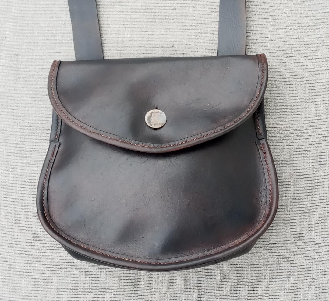 Handmade Leather Hunting/shooting Bag #150 Muzzleloading, Muzzleloader ...