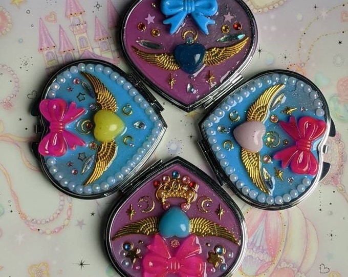 Kawaii Magical Girl Compact Mirror - Etsy
