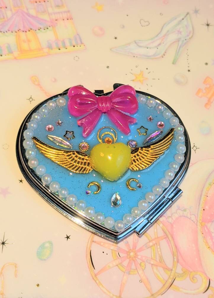 Kawaii Magical Girl Compact Mirror - Etsy