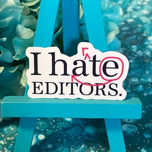I Heart Editors Quote Sticker Gift for Editors, Writers and Authors - Etsy