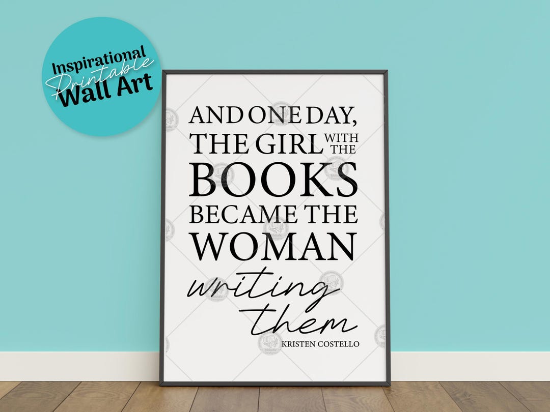 And One Day the Girl With the Books Became the Woman Writing Them ...