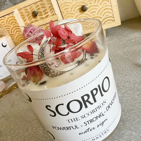 Scorpio Candle - Etsy