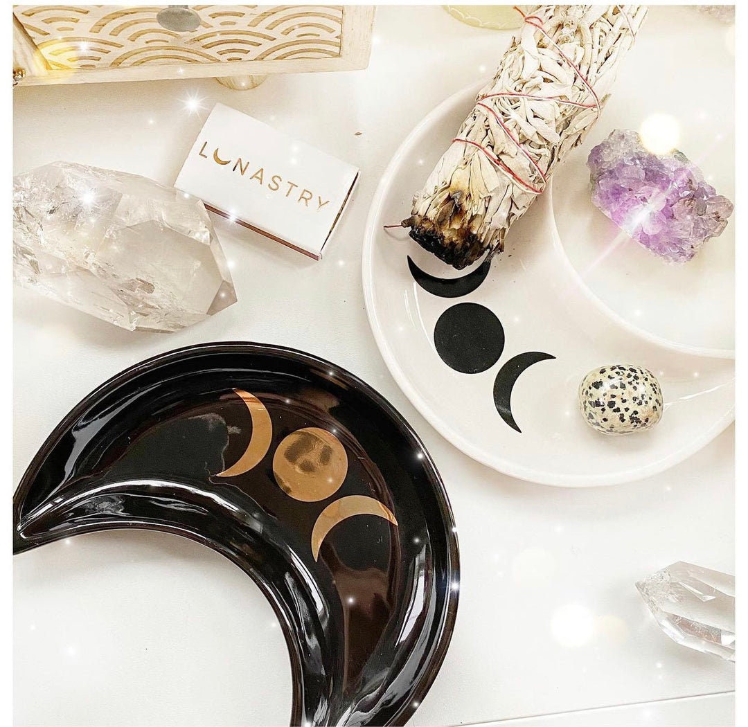 Triple Goddess Moon Dish - Etsy